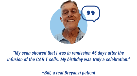 Bill's Patient Story | Breyanzi® (lisocabtagene maraleucel)